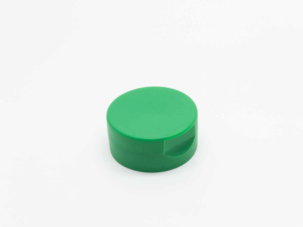 38/400 Flip Cap Smooth 55mm Outer 10mm Orifice - Caps & Closures