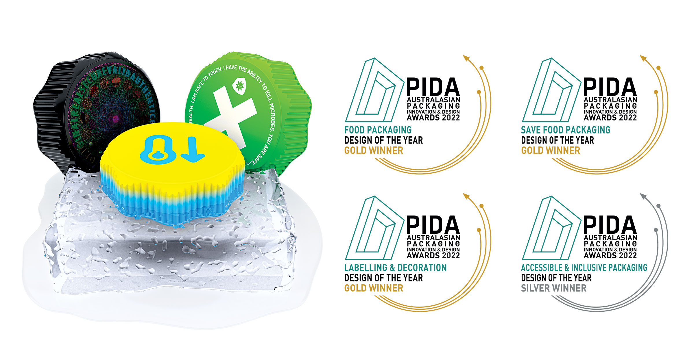 Winning the 2022 Australasian PIDA Awards - Caps & Closures