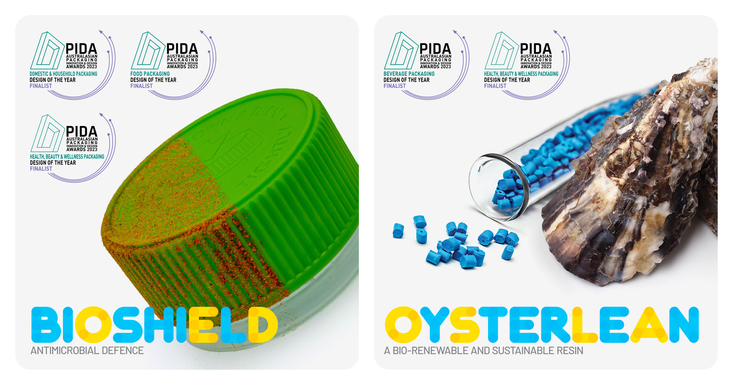 Five Times Finalist in the 2023 PIDA Awards - Caps & Closures