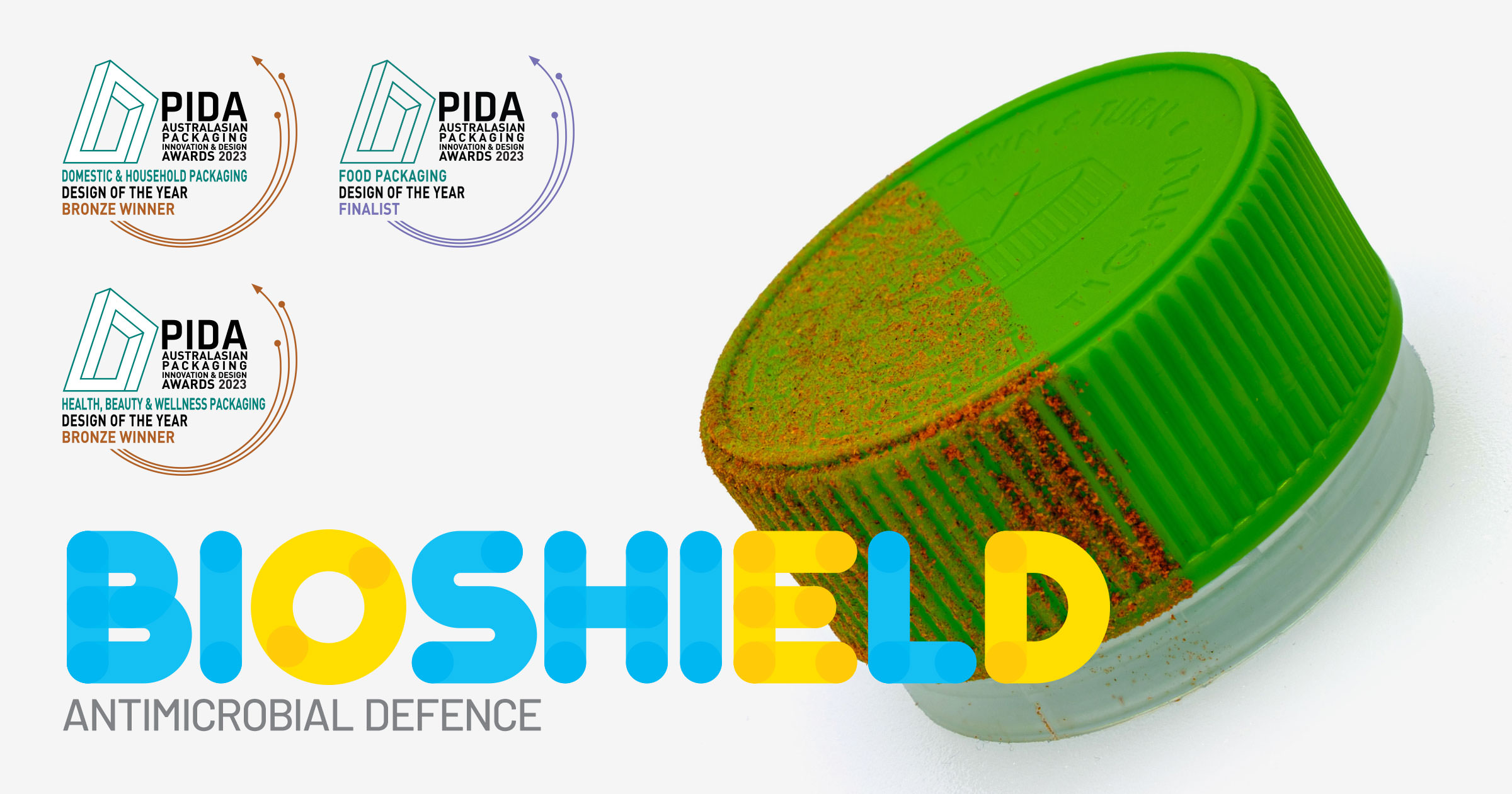BioShield Wins Two Bronze Awards at PIDA 2023 - Caps & Closures